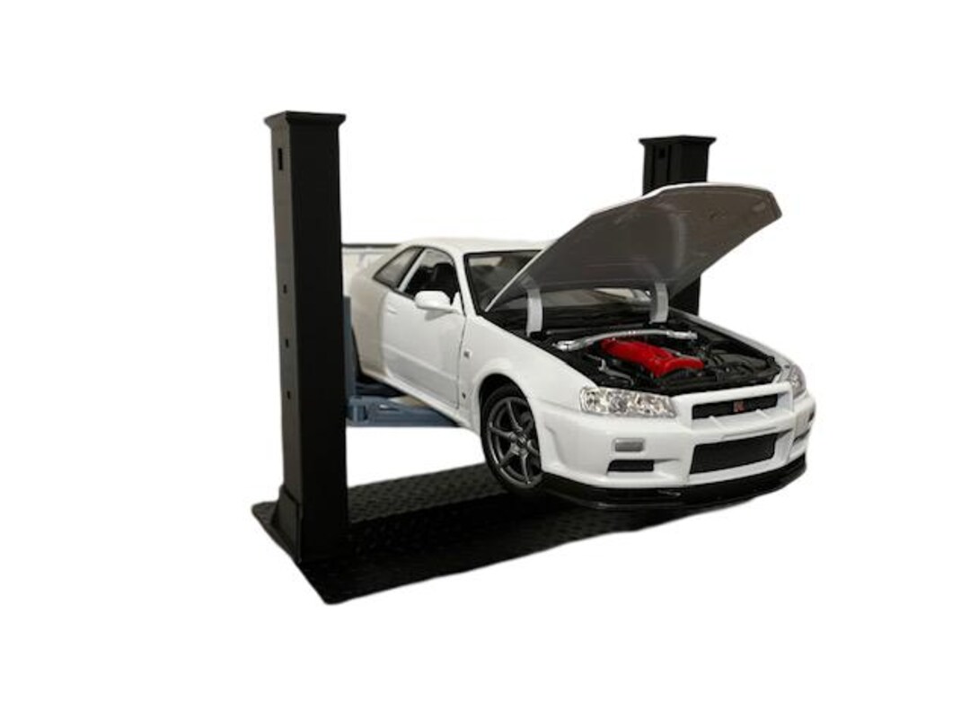 1/24 Scale Diecast Diorama Display Hoist Model Car Lift 2 Post Hoist - Etsy
