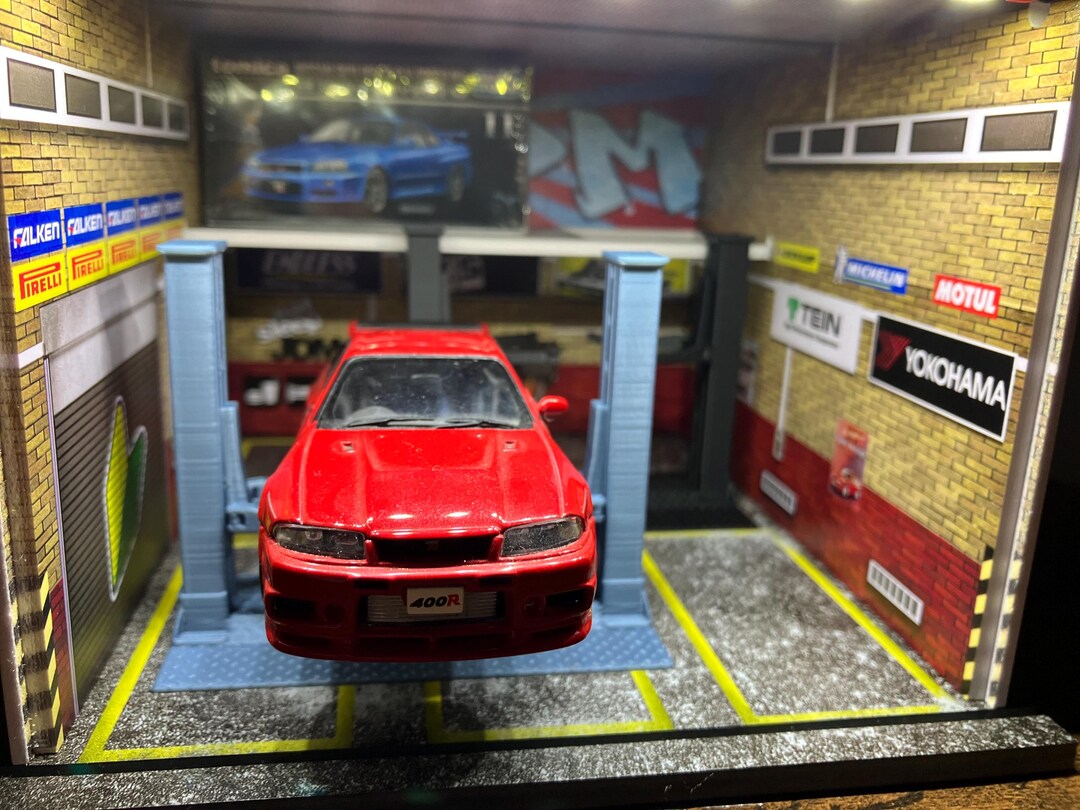 Diecast 1/43 Scale Display Hoists/ Lift for Display and Diorama Diecast ...
