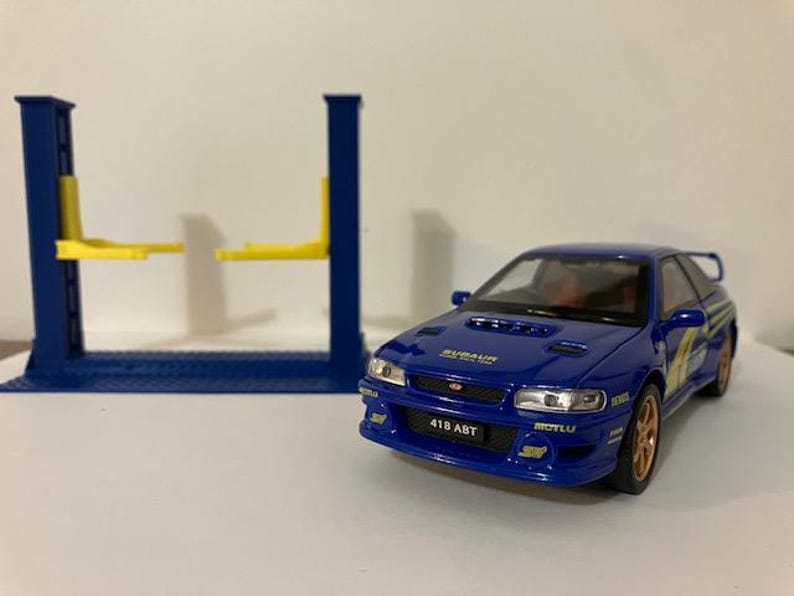 Subaru WRX STI 22B WRC Rally Livery GC8 1/32 Scale Diecast Model Car ...