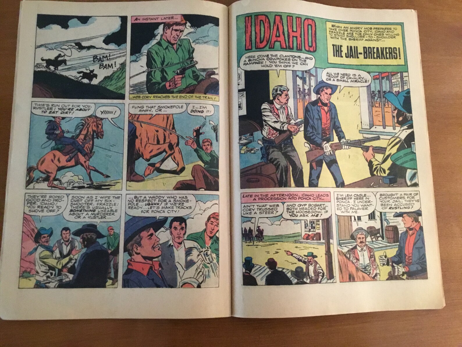 Comic Book Idaho Stampede 5 Vintage Dell Comic 1964 Western | Etsy