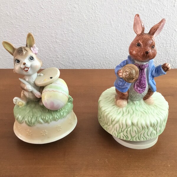 Bunny Music Box - Etsy