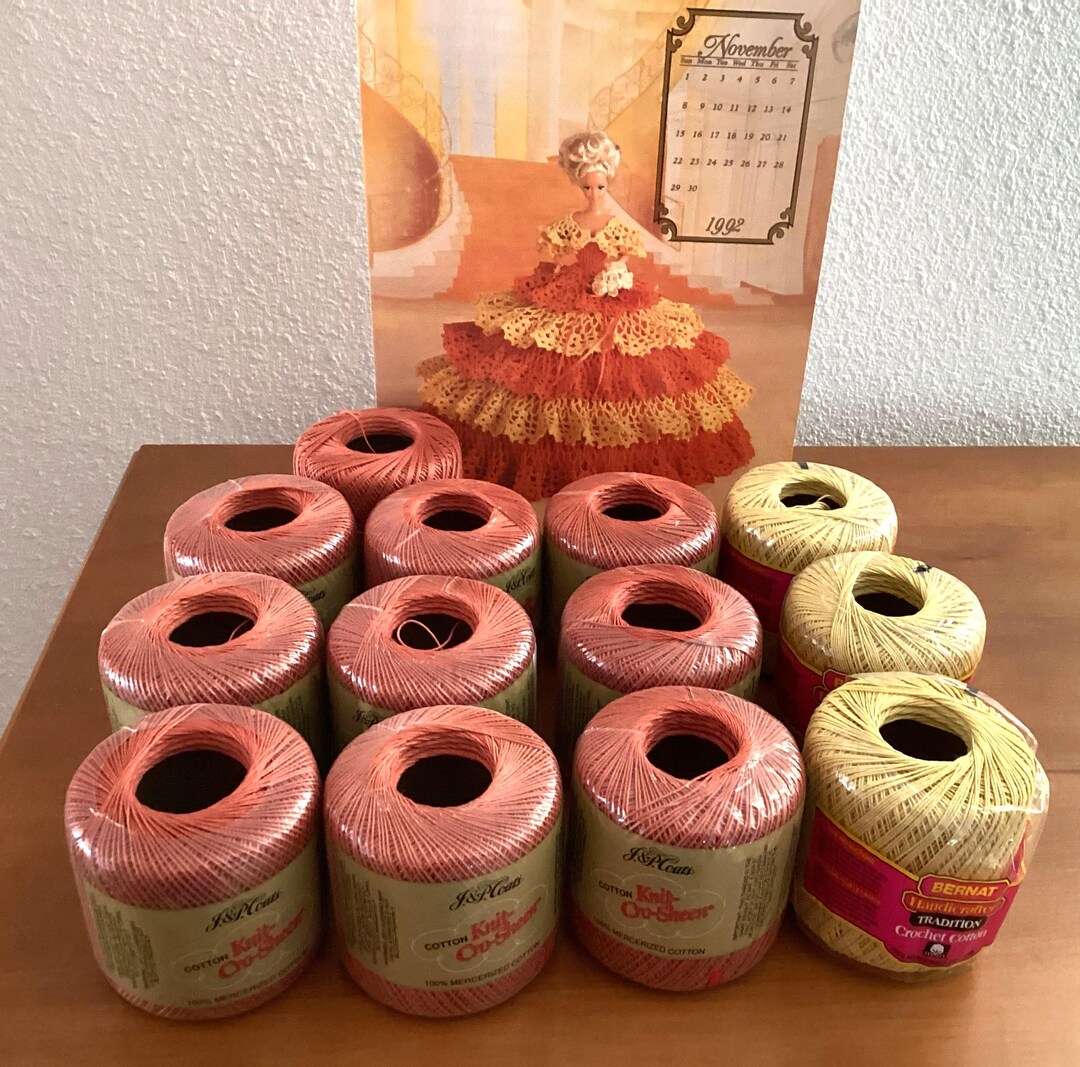 Crochet Thread and Barbie Dress Pattern by Annie Crochet Kit - Etsy