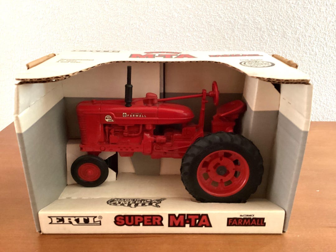 Mccormick Farmal Super M-TA Toy Tractor 1/16 Scale Diecast Metal - Etsy