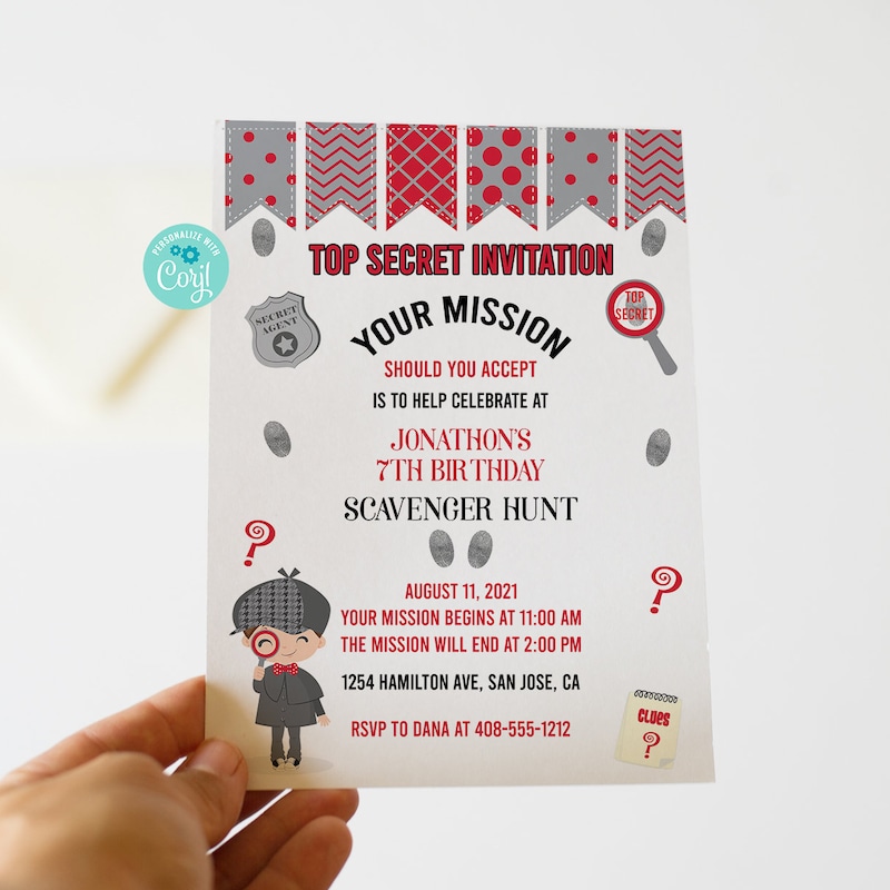 Detective Party - Etsy