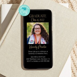 Graduation Party Evite Invitation Template, Text or Email, Graduation ...