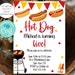 Hot Dog Party Invitation Template, Hot Dog Birthday Invite, Printable ...
