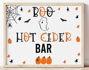 Hot Apple Cider Sign Printable - Etsy