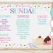 Fully Editable Make Your Own Sundae Sign Template Ice Cream - Etsy