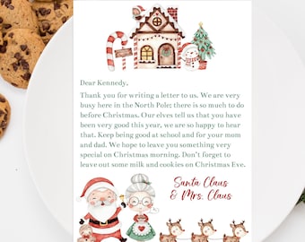 Mrs. Claus Letter - Etsy