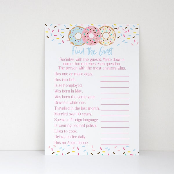 Baby Shower Ice Breaker Games - Etsy