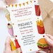 Editable Fast Food Birthday Invitation Template, Fast Food Party ...