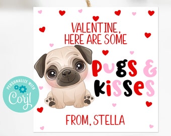 Dog Valentine Printable | Etsy