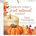 Editable Candle Thanksgiving Tag Template Scentsational Teacher Fall ...