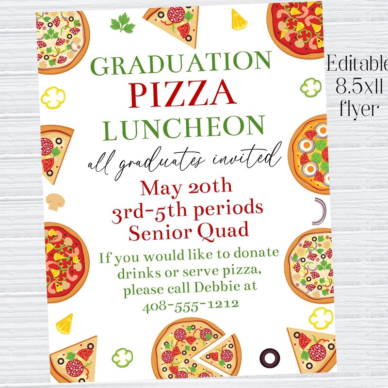 Graduation Pizza - Etsy