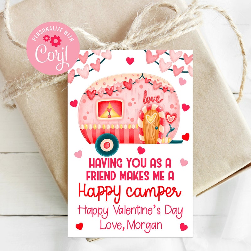 Camping Valentine - Etsy