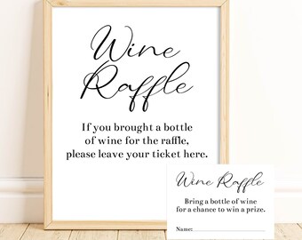 Wine Raffle Sign - Etsy