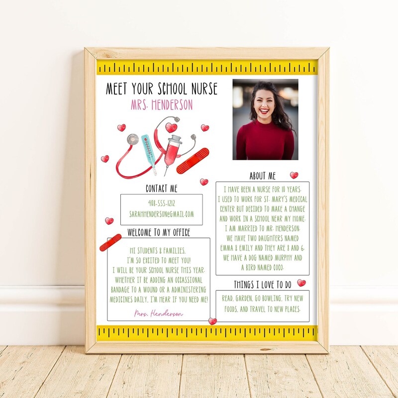 School Nurse Sign - Etsy