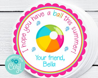 Beach Ball Printable - Etsy
