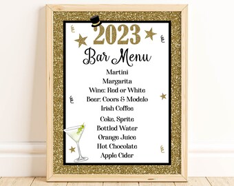 Printable Nye Menu - Etsy