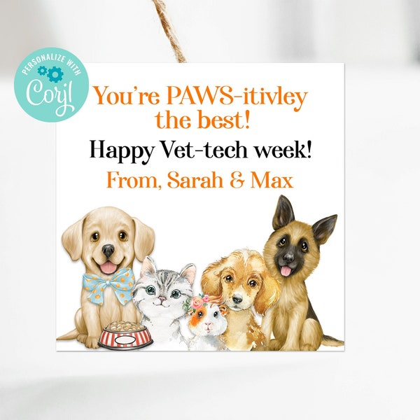 Vet Tech Week - Etsy