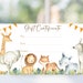 Printable Zoo Gift Certificate Voucher Template, Editable Safari ...