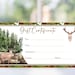 Editable Hunting Gift Certificate Voucher Template Elk or Deer Hunting ...