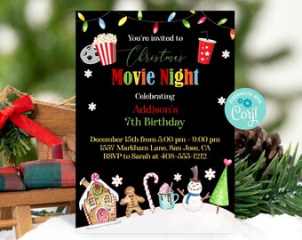Christmas Movie Night | Etsy