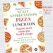 Editable Pizza Staff Appreciation Flyer Template, Printable Lunch or ...