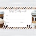 Printable Coffee Gift Certificate, Editable Christmas Coupon (corjl) - Etsy