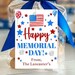 Editable Memorial Day Weekend Favor Tag Template, Memorial Weekend Gift ...