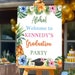Luau Graduation Party Welcome Sign Template Printable Tropical Grad ...
