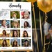 Graduation Party Welcome Sign, 16x20 Graduation Collage Template ...
