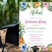 Editable Luau Graduation Party Invitation Template Tropical Grad Party ...