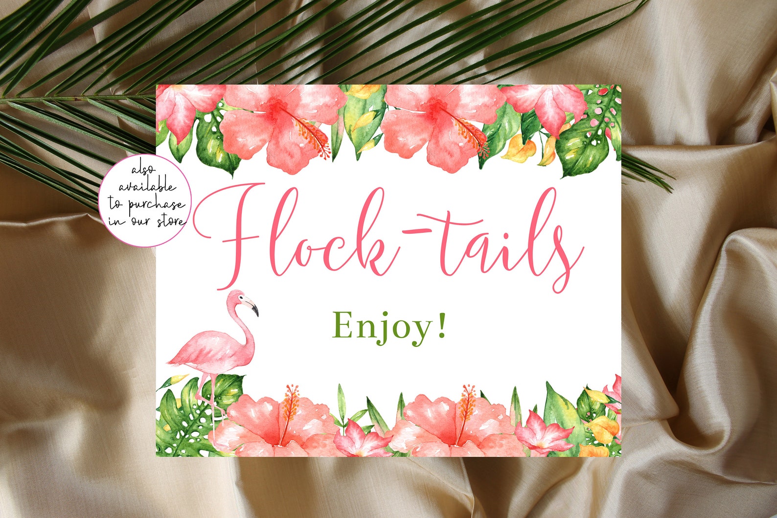 Editable Flamingo Bar Menu Bar Sign Flamingo Party Flamingo - Etsy