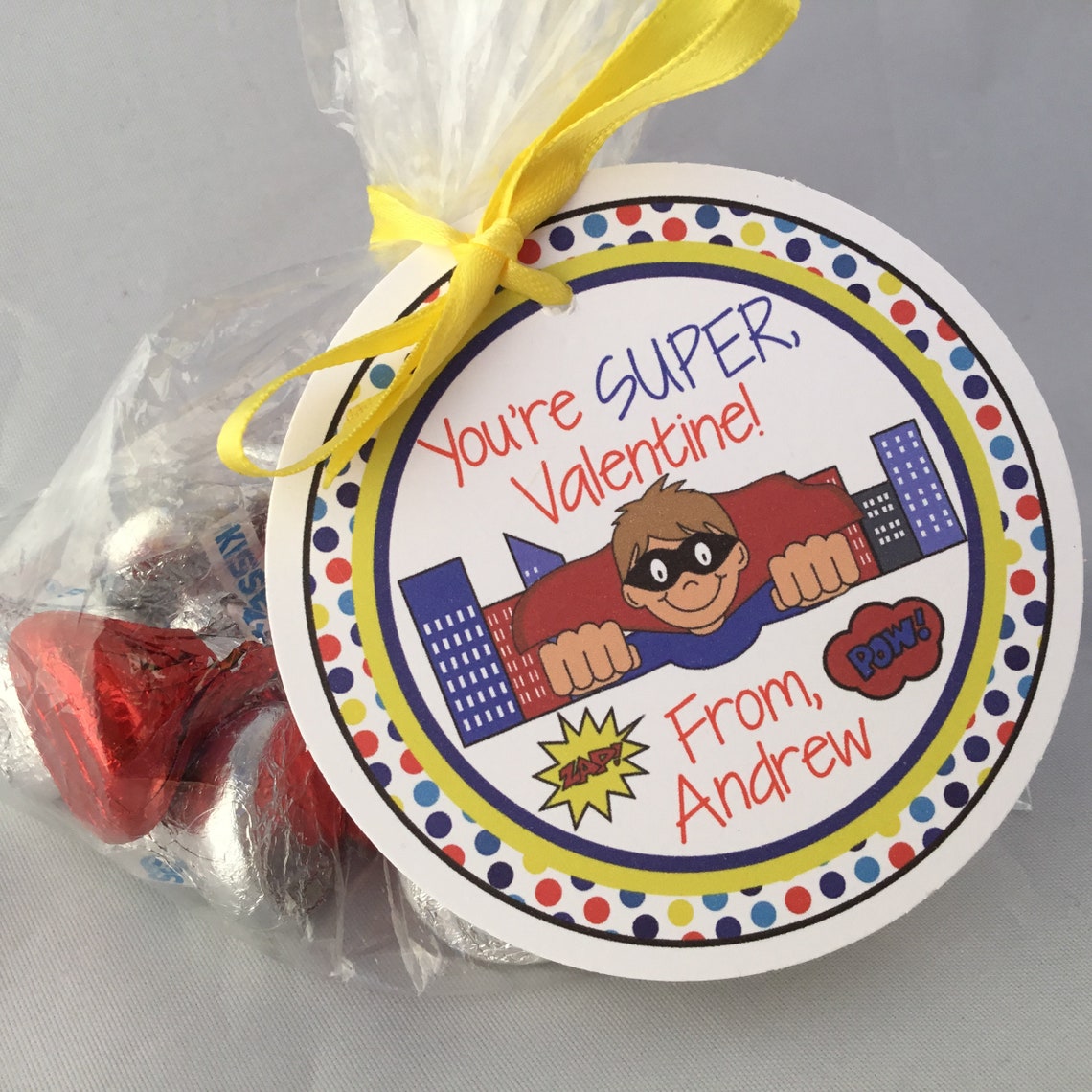 Superhero Valentine Super Hero Valentines Boys Valentine - Etsy