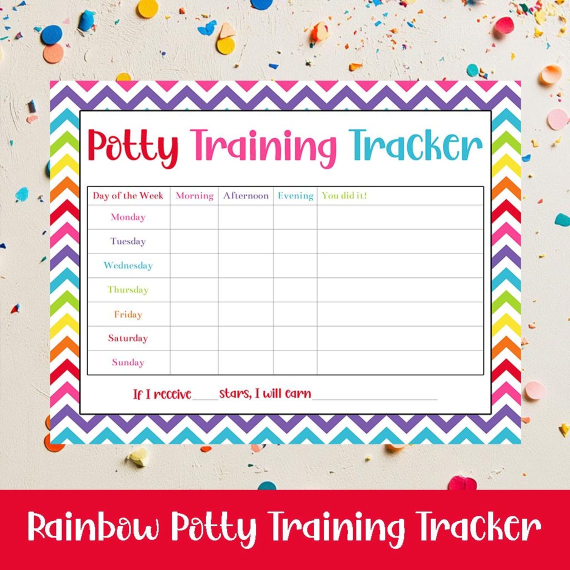 Printable Potty Training Bundle, Potty Training Checklist, Potty ...