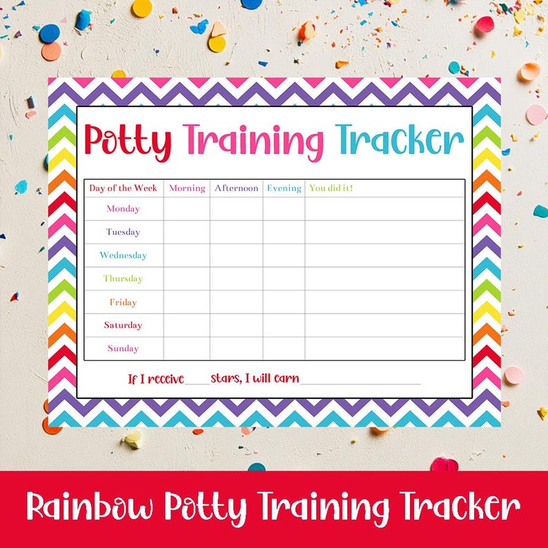 Printable Potty Training Bundle, Potty Training Checklist, Potty ...