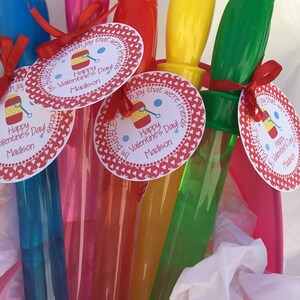 Bubble Valentine Tag, Valentine Bubbles, Bubble-ing With Joy, Valentine ...