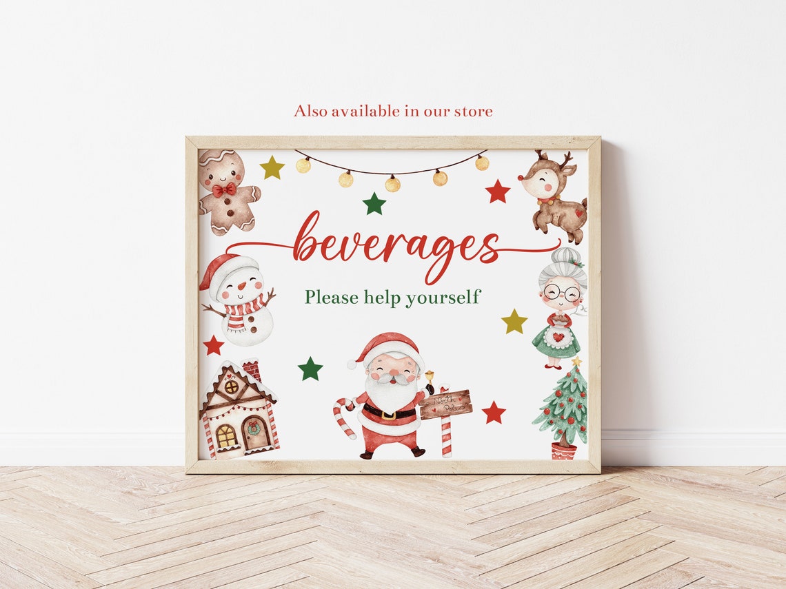 Editable Cookie Decorating Party Welcome Sign Cookie Exchange - Etsy