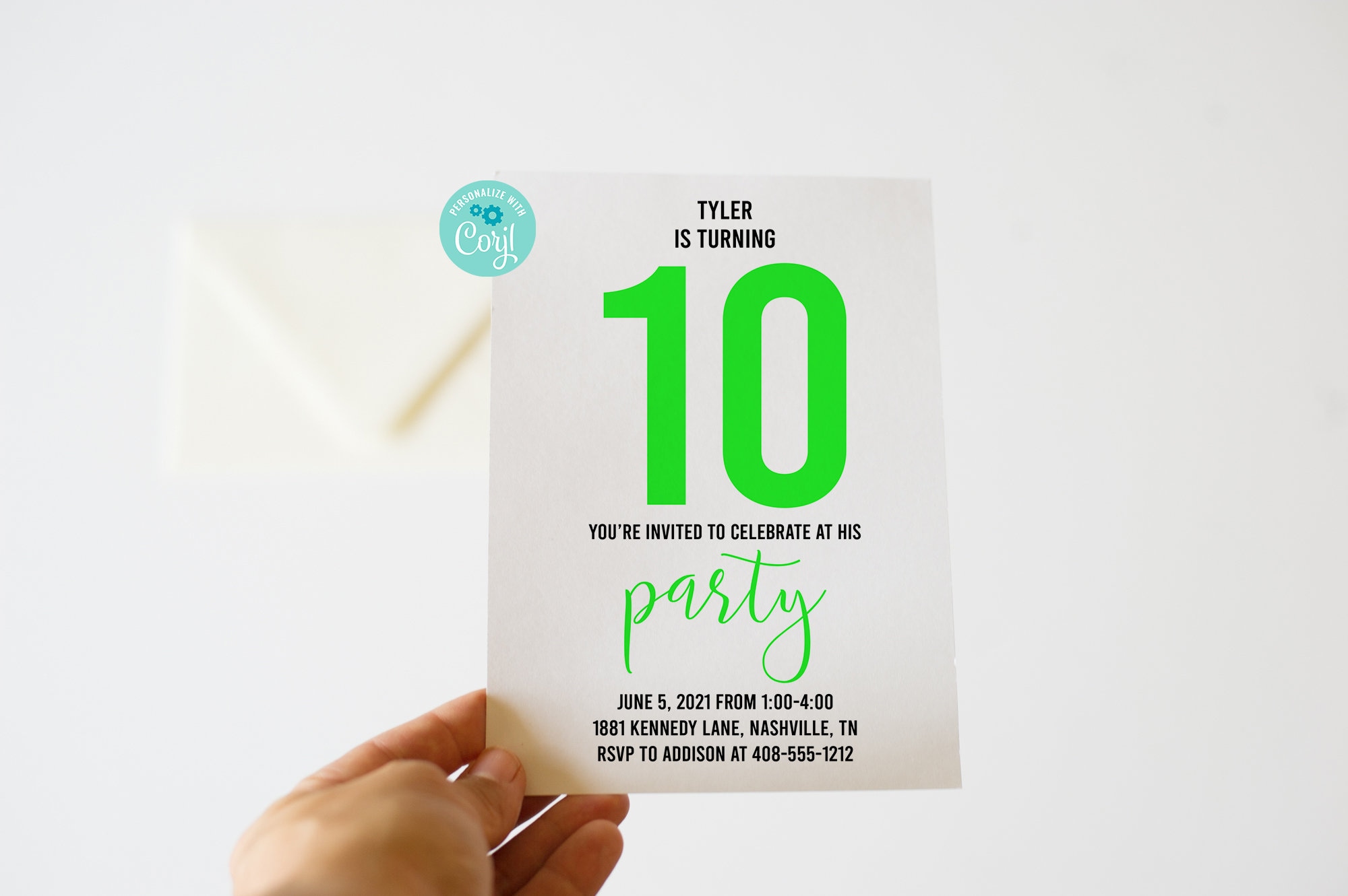 Editable Teenager Birthday Invitation Teen Party Boy | Etsy