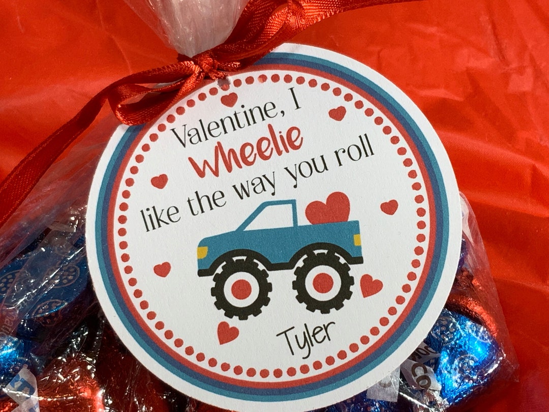 Monster Truck Valentine, I Wheelie Like the Way You Roll, Valentine's ...