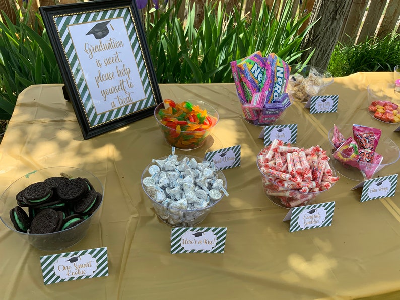 Graduation Party Decorations Graduation Candy Buffet | Etsy