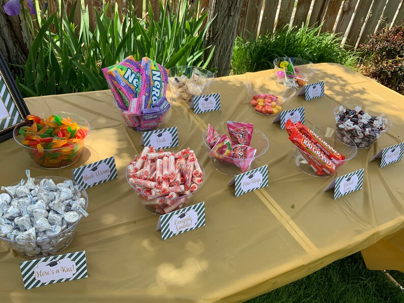 Graduation Party Decorations Graduation Candy Buffet | Etsy