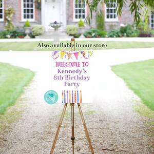 Editable 8th Birthday Favor Tag Eight is Great Tag Eighth - Etsy