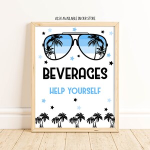 Editable One Cool Dude Sign, Milestone Sign, 1st Birthday, First ...