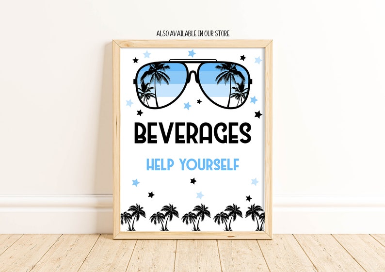 Editable One Cool Dude Sign Milestone Sign 1st Birthday - Etsy