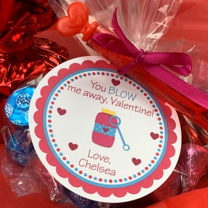 You Blow Me Away, Valentine Tag, Bubble Valentine Tag, Bubble Valentine ...