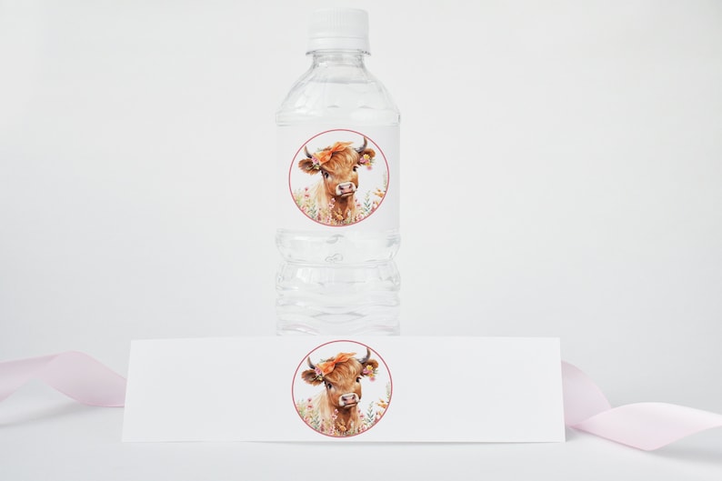 Editable Highland Cow Birthday Party Bundle, Printable Cow Party ...