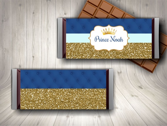 Prince Candy Bar Wrapper, Prince Baby Shower, Prince Baby Shower Favor ...
