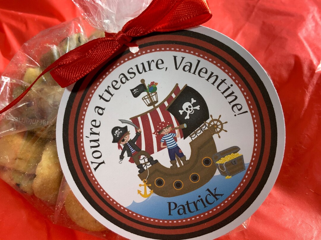 Pirate Valentine, Printable Valentines, You're a Treasure Valentine ...